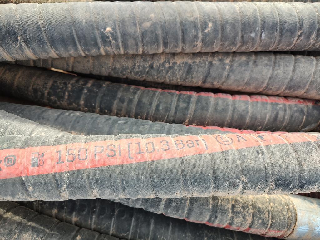 Pallet of 2'' Petroleum Transfer Hoses 8ft Long w/2'' Ball Valves, Full ...