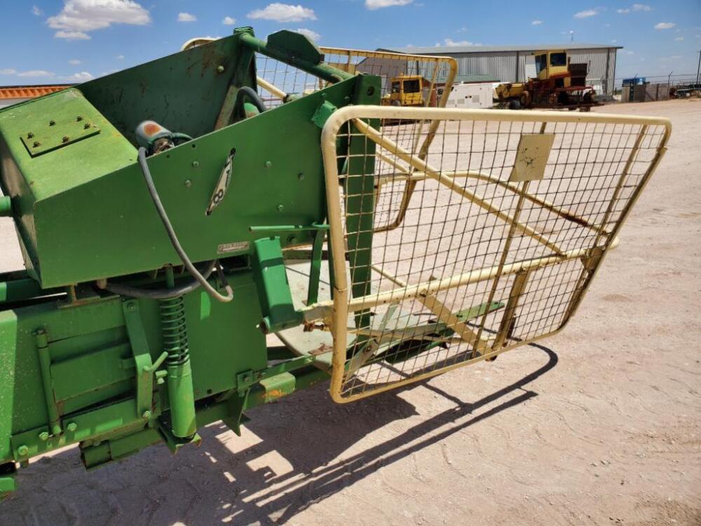 John Deere 348 Small Square Bale Baler with Kicker.