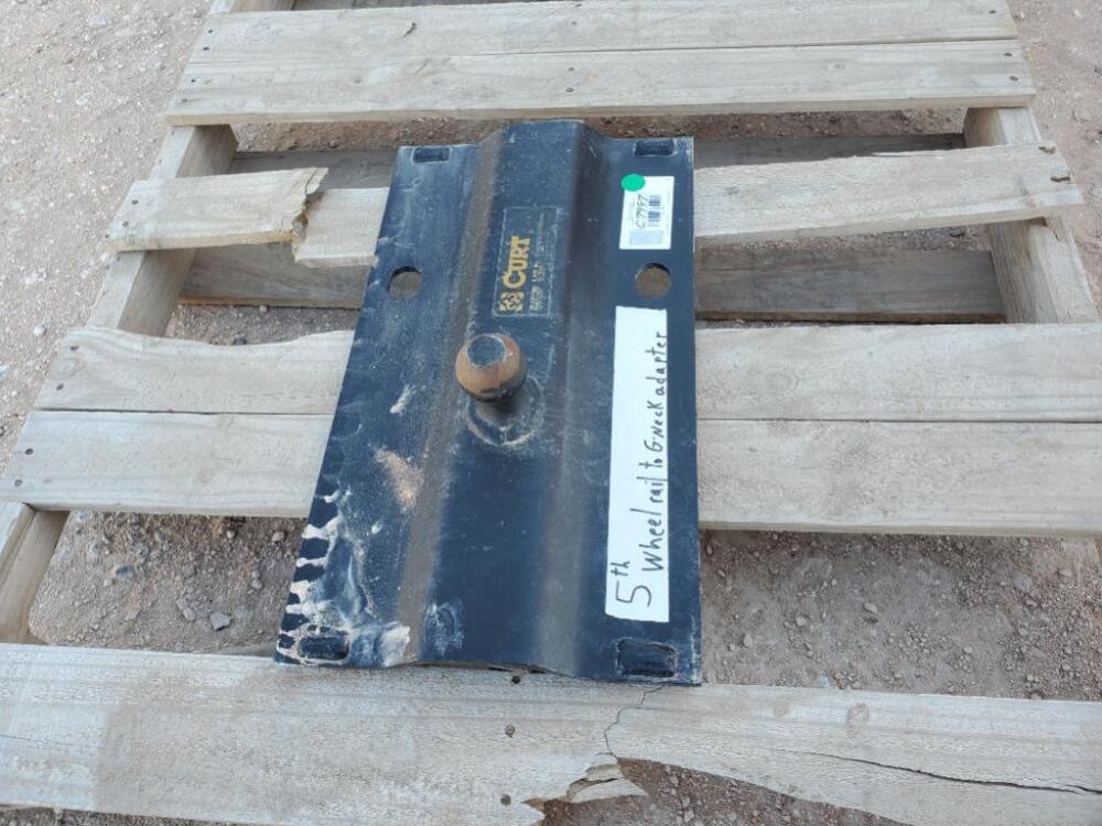 5th Wheel Rail to Gooseneck Adapter Plate