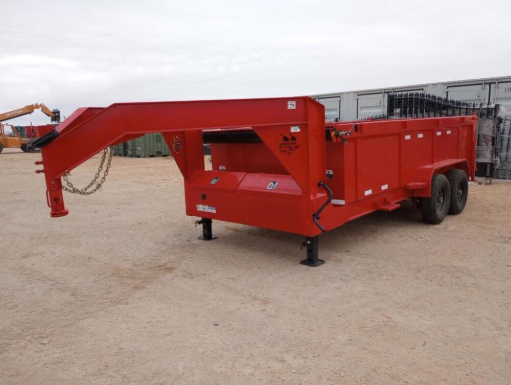 Unused 2024 Puma 16Ft Gooseneck Dump Trailer
