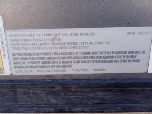 2023 Icon 24Ft Enclosed Trailer